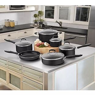 11pc Cuisinart Cookware Set $64 Shipped
