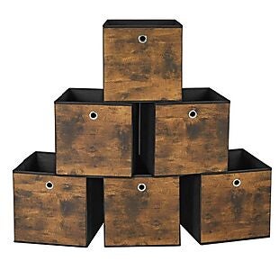 6 Folding Storage Boxes $28 Shipped