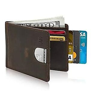 Leather Bifold Wallet $20 Shipped