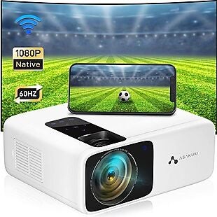 Indoor/Outdoor Projector $59 Shipped