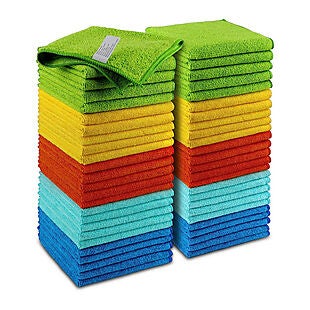 50pk Microfiber Cleaning Cloths $13