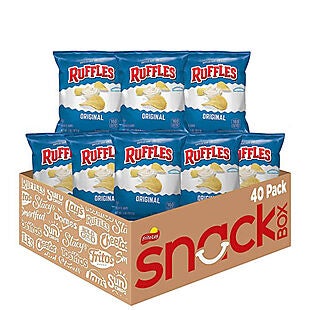 40ct Ruffles Potato Chips $15