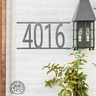 Steel Address Plaque $18 Shipped