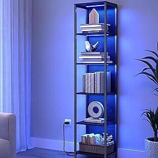 6-Tier LED Bookshelf $72 Shipped