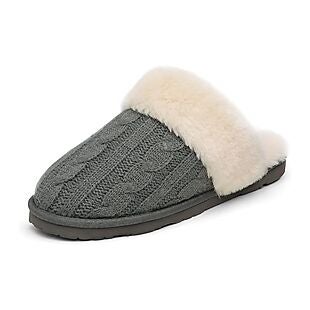 Women's Cable-Knit Slippers $15