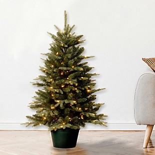 3' Pre-Lit Potted Artificial Tree $39