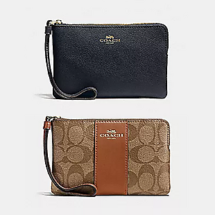 2 Coach Outlet Wristlets $56 Shipped