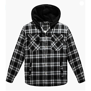 Men's Hooded Shacket $27 Shipped