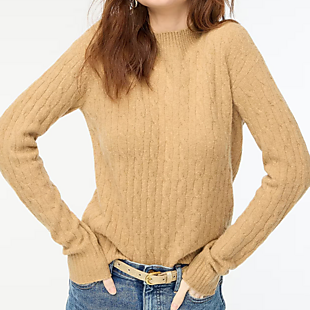 J.Crew Factory Cable-Knit Sweater $16
