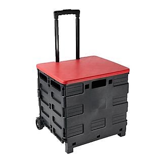Collapsible Rolling Crate Cart $35