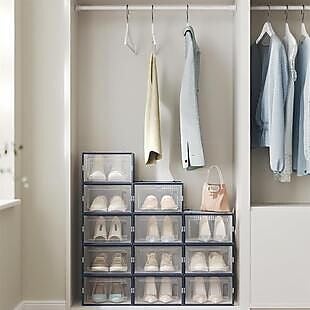 12 Modular Storage Boxes $25