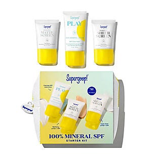3pc Supergoop! Sunscreen Sampler Set $13