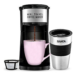 Coffee Maker & Mug $18 Shipped