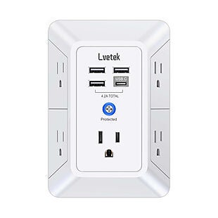 50% Off Multi-Port Wall Outlet