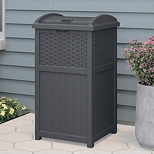Suncast Patio Trash Bin $51 Shipped