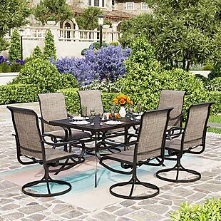 7pc Patio Dining Set $690 Shipped
