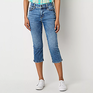 Secretly Slender Denim Capris $17
