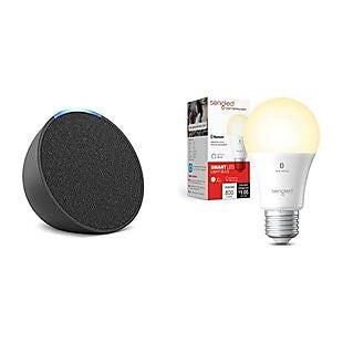 Echo Pop + Smart Bulb $20 with Prime