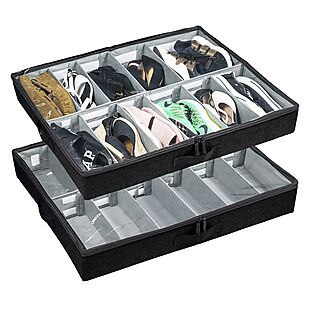 2pk Under-Bed Storage Boxes $21 Shipped