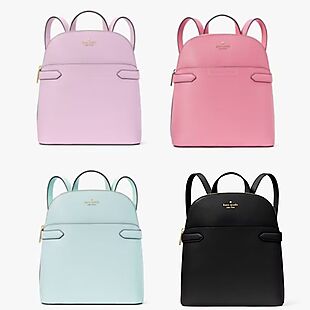 Kate Spade Leather Backpack $79 Shipped