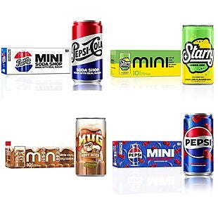 10ct Pepsi Mini Cans $5 Shipped