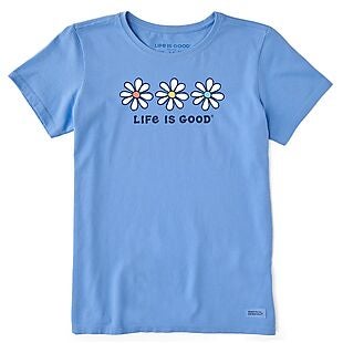 Life is Good Daisy Tee $15